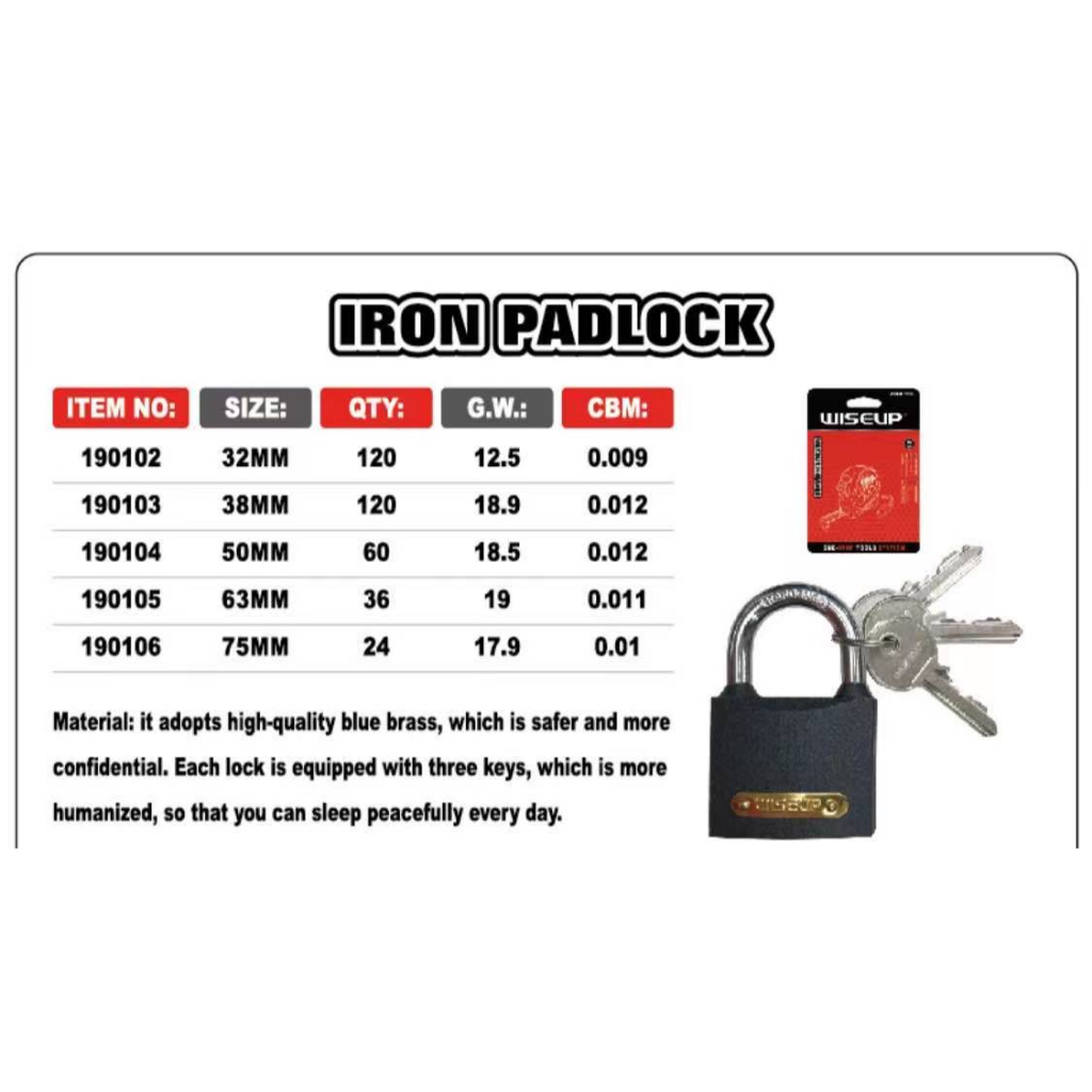 IRON PADLOCK 25mm/40mm Heavy duty | Shopee Philippines