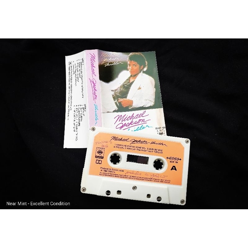 Michael Jackson Thriller Cassette Tape Vintage Cassettes Tapes Michael ...