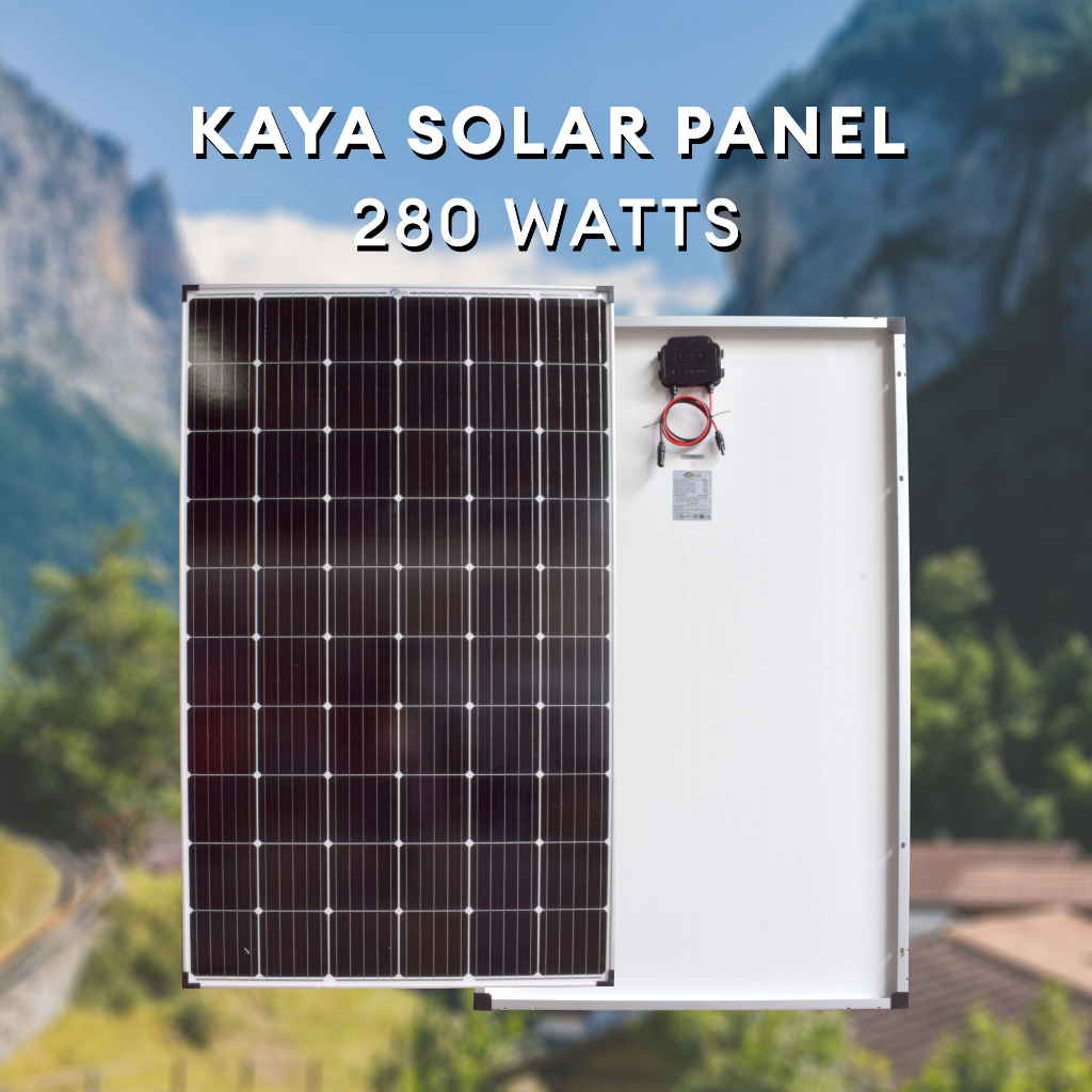 Solar Panel 280 Watts (KAYA) - Mono Crystalline Solar Panel for Maximum ...