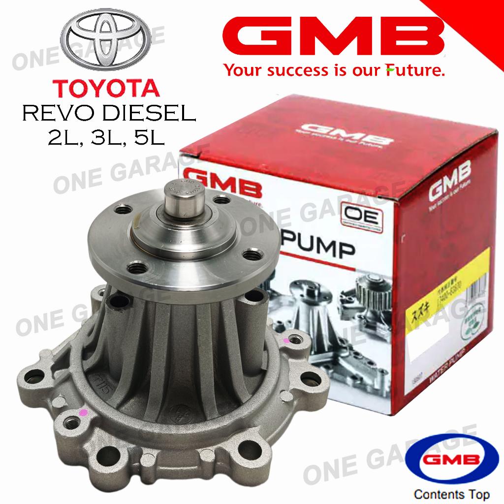 Water Pump For TOYOTA REVO DIESEL 2L, 3L, 5L GWT-115AR (Heavy Duty Type ...