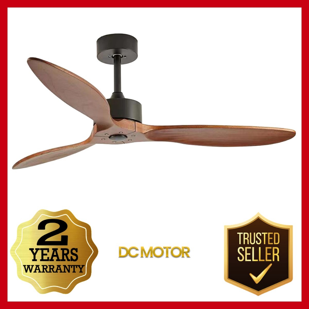 MYKE HC3040 Ceiling Fan (White-42") (Black-52") (No Lamp) (2 yrs ...
