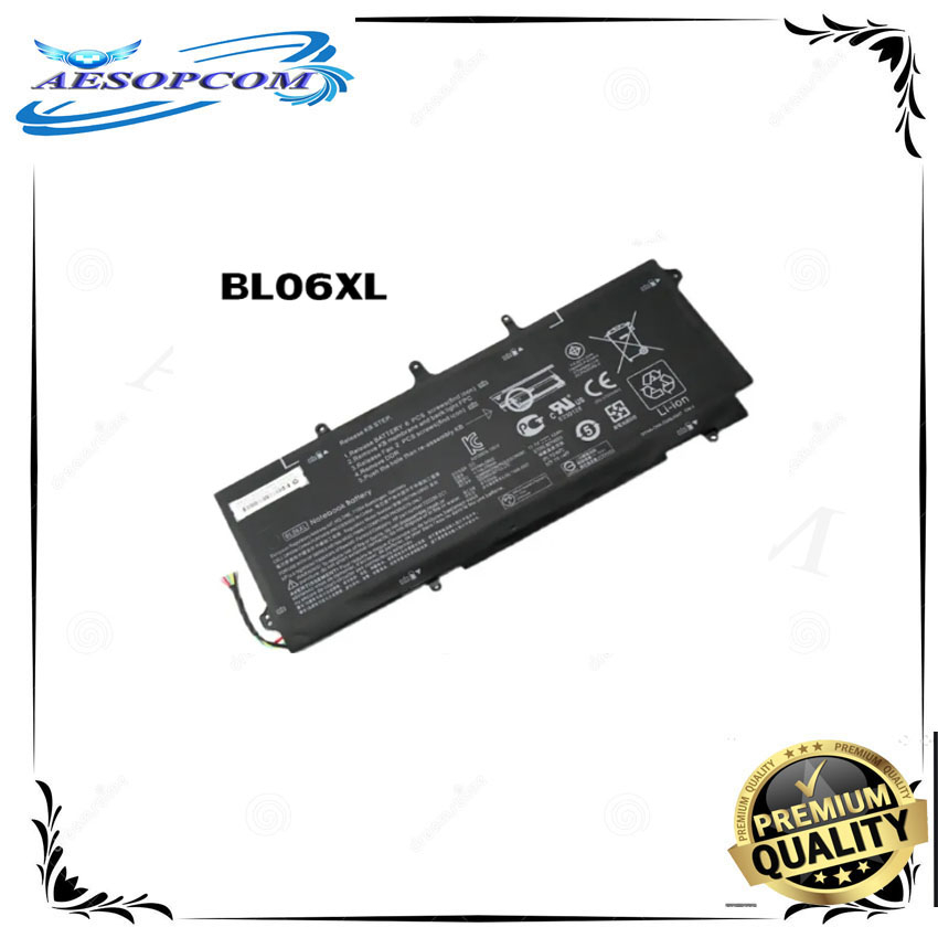 Laptop Battery BL06XL compatible for HP Envy Spectre 14-3000 Elitebook ...