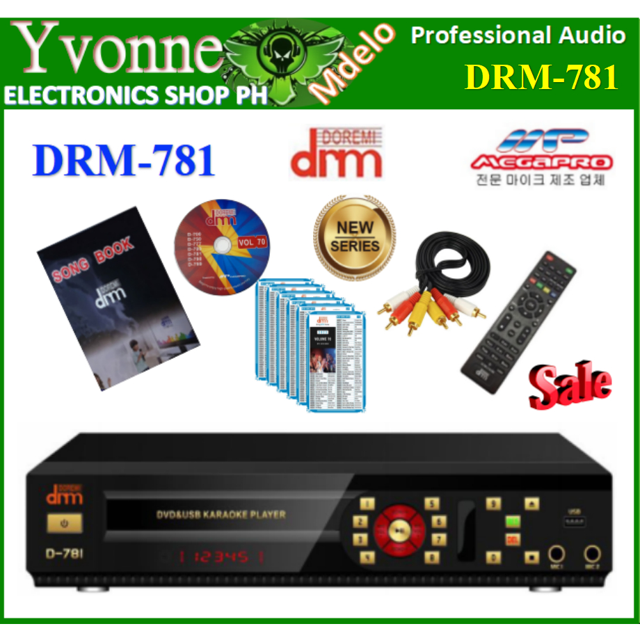 The Doremi MEGAPRO (DRM-781 Player) Doremi D-781 Karaoke DVD Player ...