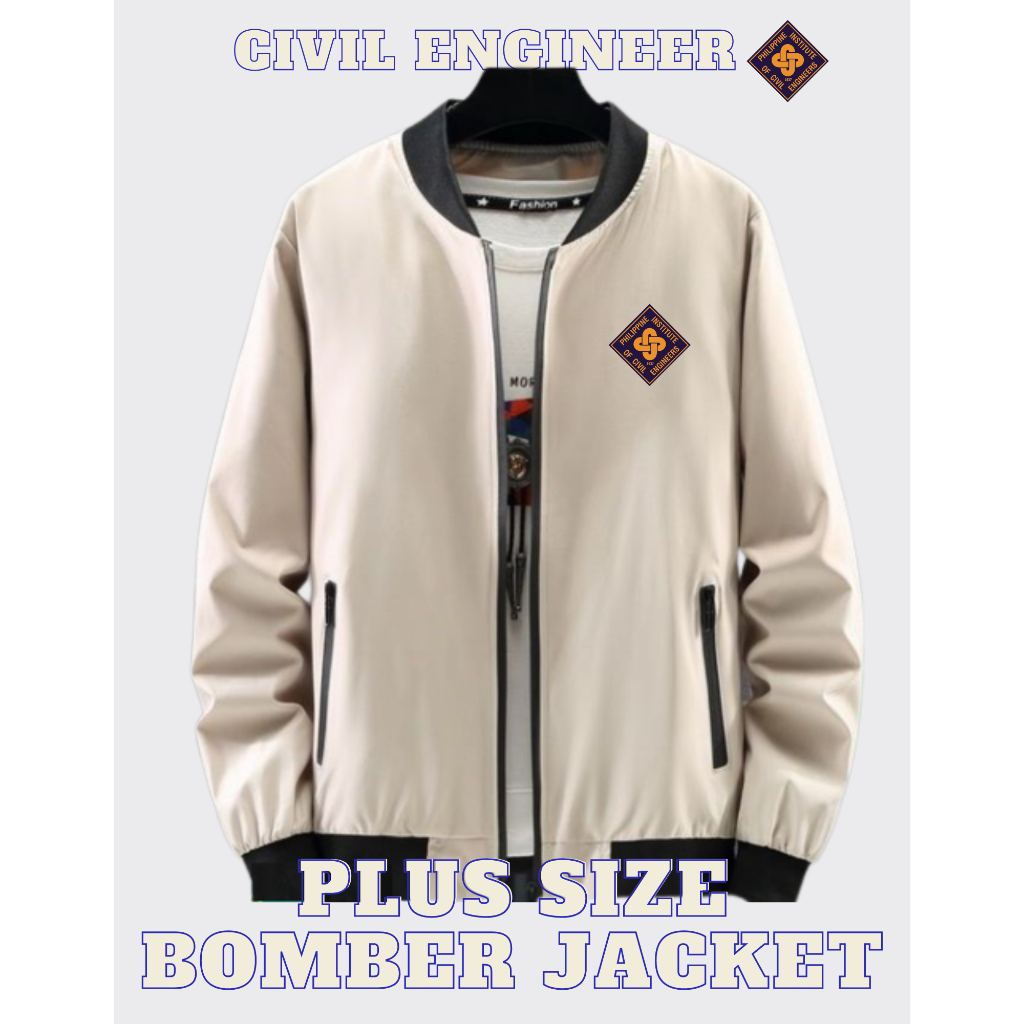 Pice Civil Engineer Bomber Jacket Color Premium Jacket with Inside ...