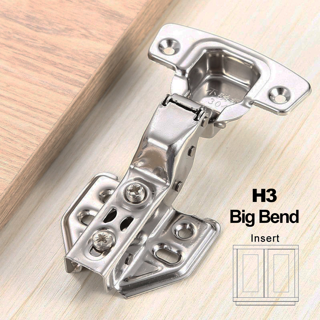 Hinges For Cabinet Door 304 Stainless Steel With Screws 8-Gear Damping ...