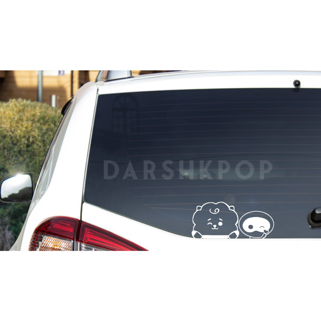 Bt21 Peeking Waterproof Car Sticker Laptop Decals | Shopee Philippines