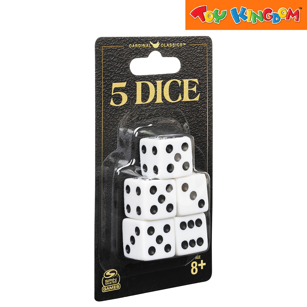 Spin Master Games Cardinal Classics 5 pcs Dice | Shopee Philippines
