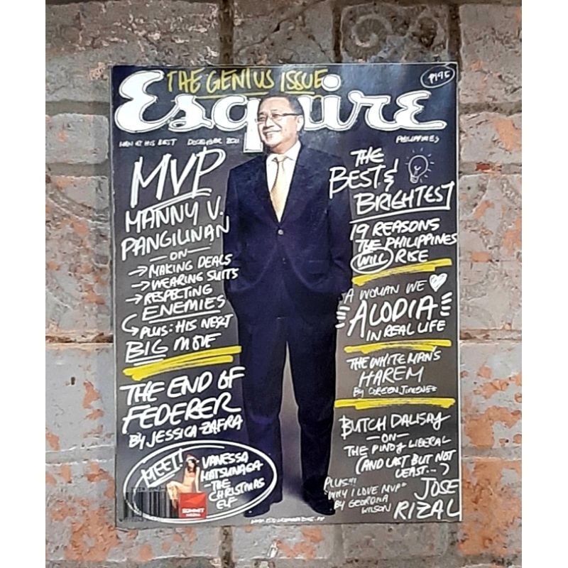 ESQUIRE: MAN AT HIS BEST THE GENIUS USSUE (COVER: MBP MANNY B ...