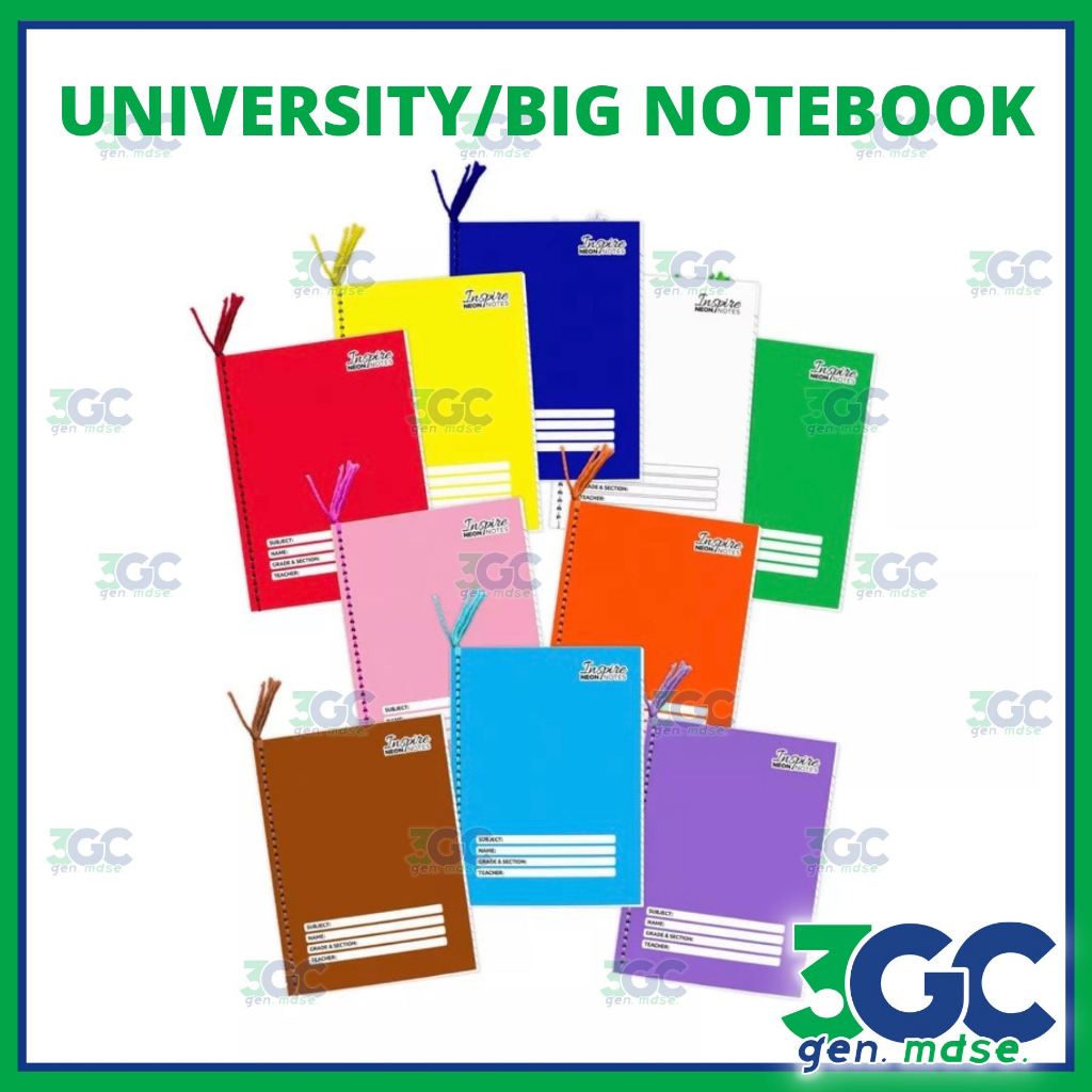 University/Big Notebook (per piece) | Shopee Philippines