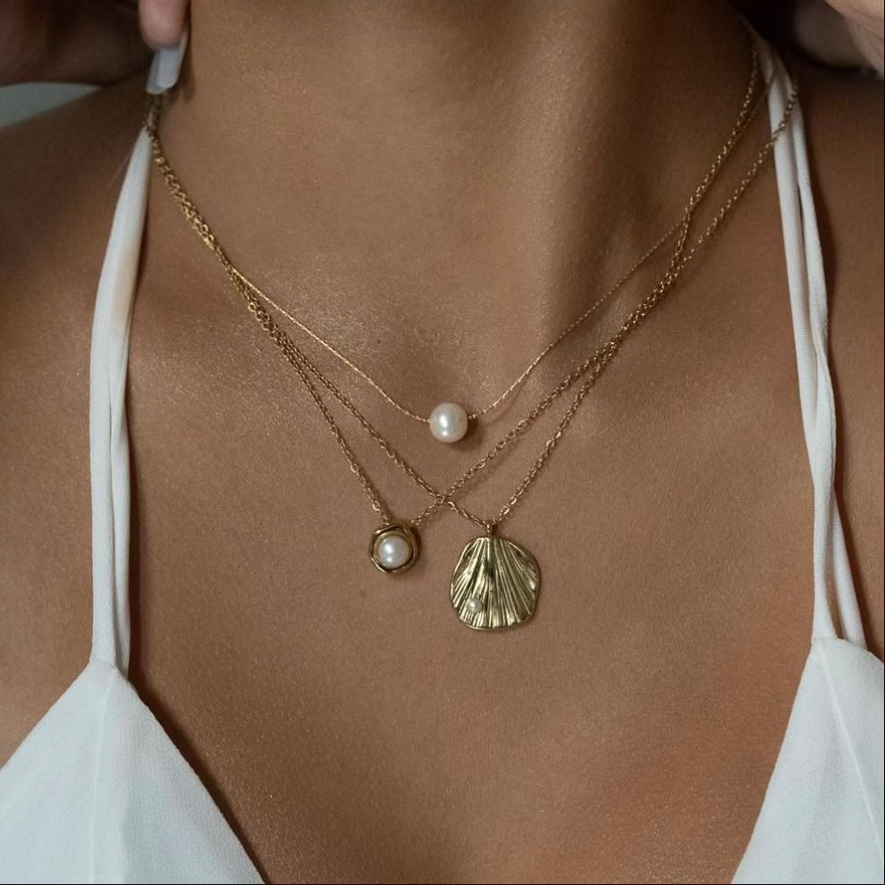 Burvon Pearl Collection Necklaces | Shopee Philippines