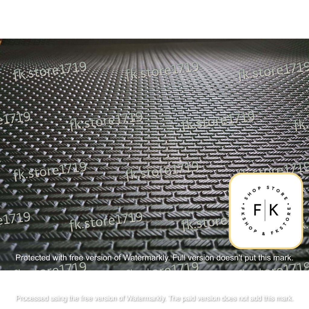 RUBBER MATTING (8FT X 4FT) 6MM (water resistant + Anti Slip) | Shopee ...