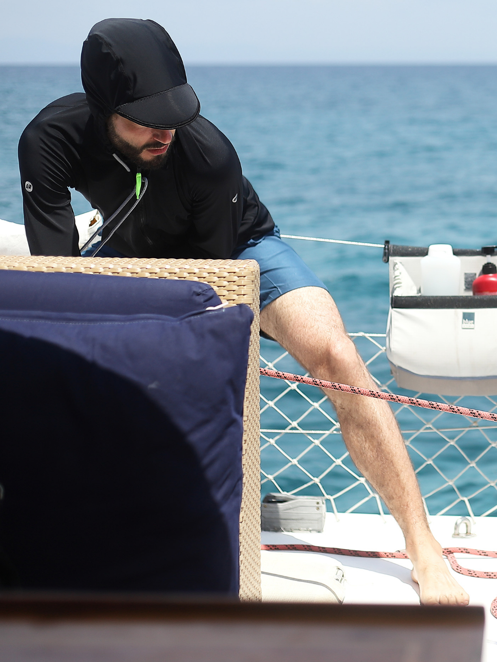 Blood Red Disdain Men's Hooded Rash Guard | Shopee Philippines