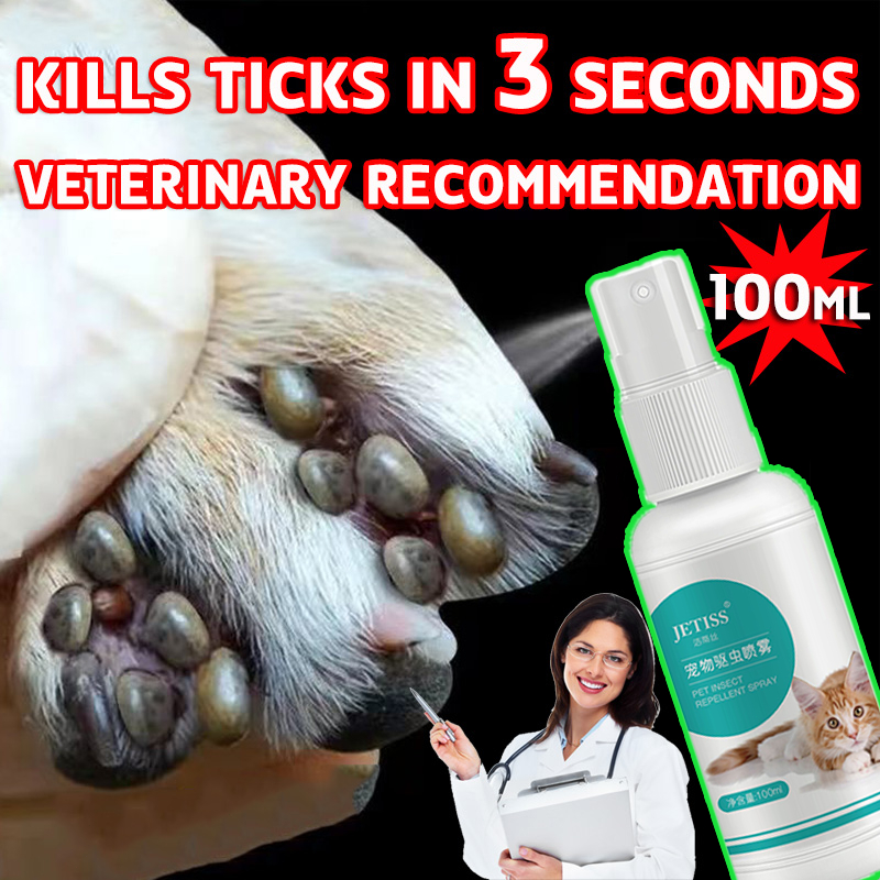 100% Authentic Pet flea spray Tick and flea spray 100ml Anti flea and ...