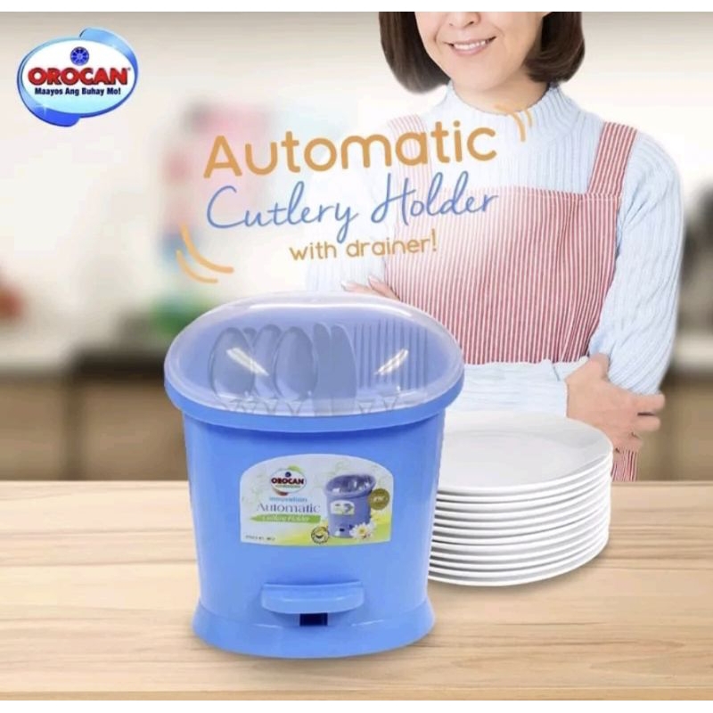 Orocan Utensil Cutlery holder automatic | Shopee Philippines
