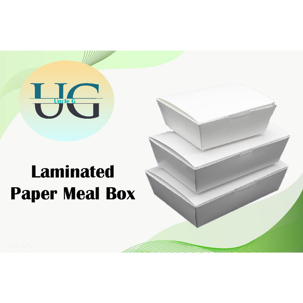Laminated Paper Meal Box 25pcs per pack Spaghetti/Lb1/Lb2/Lb3 | Shopee ...