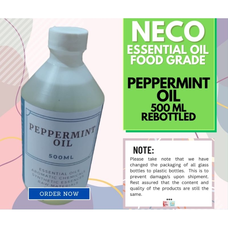 PEPPERMINT OIL 500ML FOOD GRADE (PURE) | Shopee Philippines