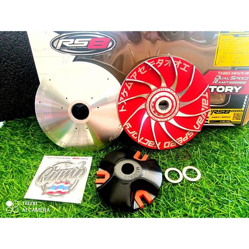 Rs8 Pulley set new edition Dual speed Ramp (TARAGSIT) Nmax / Aerox ...