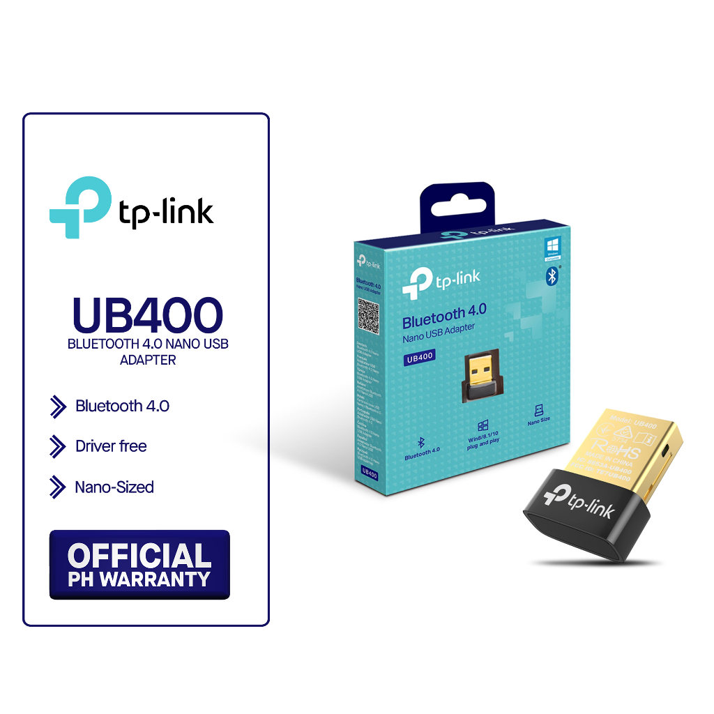 TP Link UB400 Bluetooth 4.0 Nano USB Adapter | Shopee Philippines