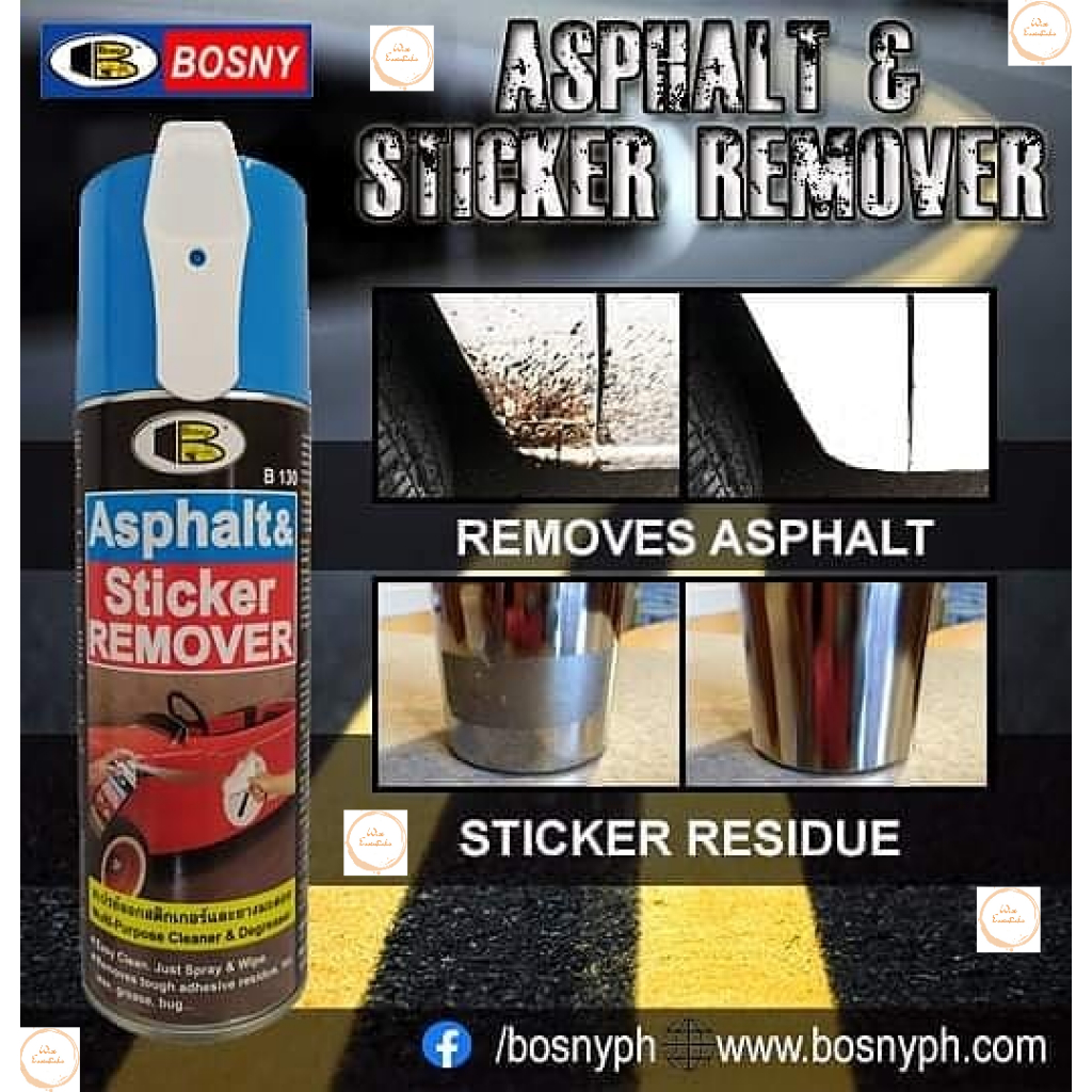 BOSNY Sticker and Asphalt Remover | Shopee Philippines
