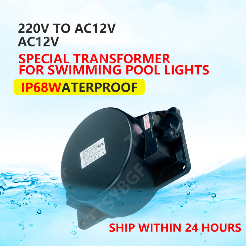 Waterproof Transformer 220V to AC12V Underwater Light Swimming Pool 50W ...