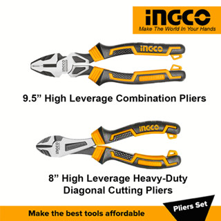 INGCO 7PCS Pliers Set Long Nose Locking Pliers Combination Pliers Combo ...