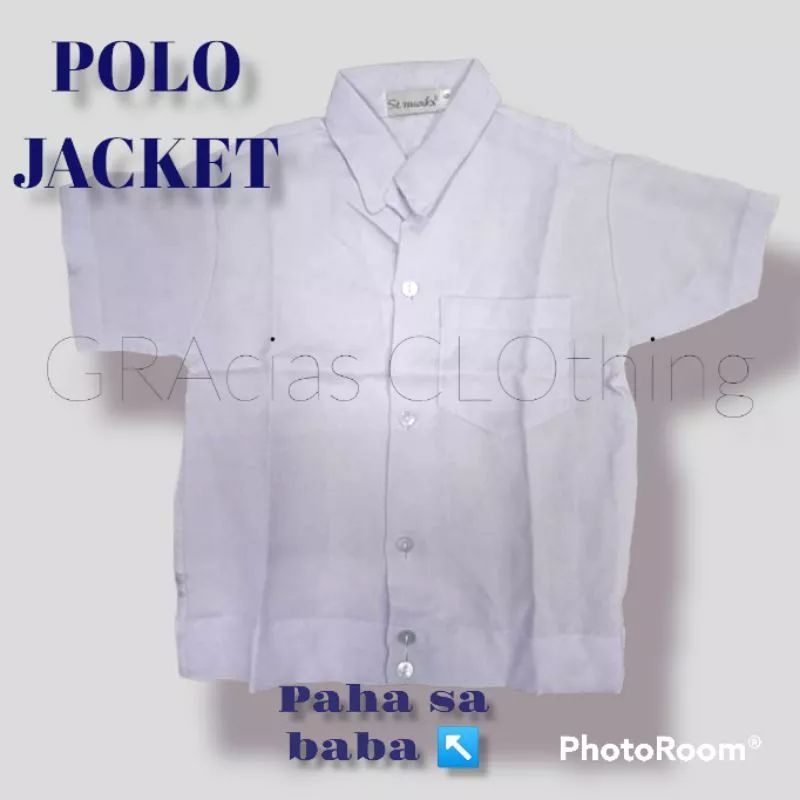 POLO JACKET SCHOOL UNIFORM FOR KIDS TO ADULT | Shopee Philippines