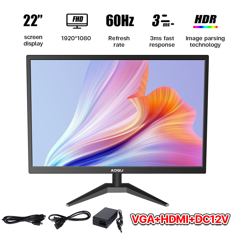 27 Inch HD Monitor PC Screen curved surface 75HZ Computer professional ...
