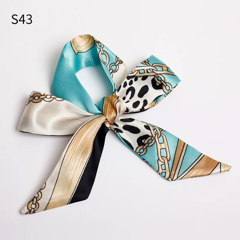 Twilly Scarf Decoration Bag Charm Bag Handle Decoration Silk Scarf ...