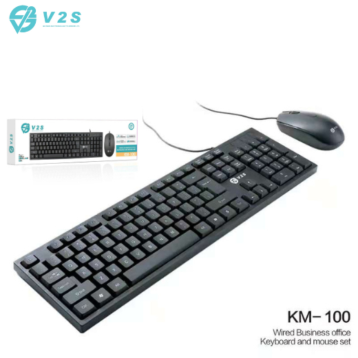 V2S KM100 Gaming Keyboard USB Mechanical keyboard Office Home Helper ...