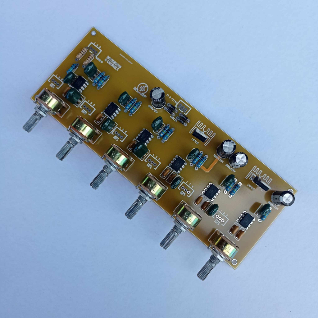 DRIN AUDIO Stereo 12-Channel Output Audio Distributor | 6x2 Output ...