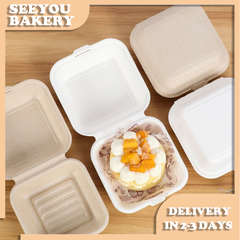 10pcs Disposable Clamshell Take Out Food Containers Burger Bento Cake ...