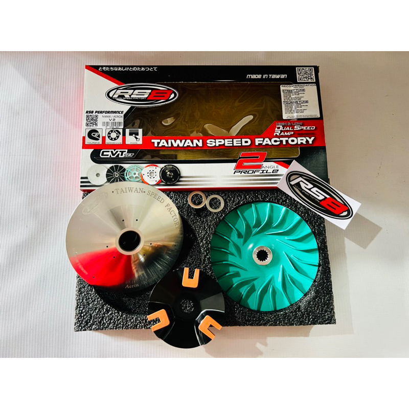 RS8 PULLEY SET V2 DUAL ANGLE NMAX/AEROX155 V1/V2 YAMAHA | Shopee Philippines