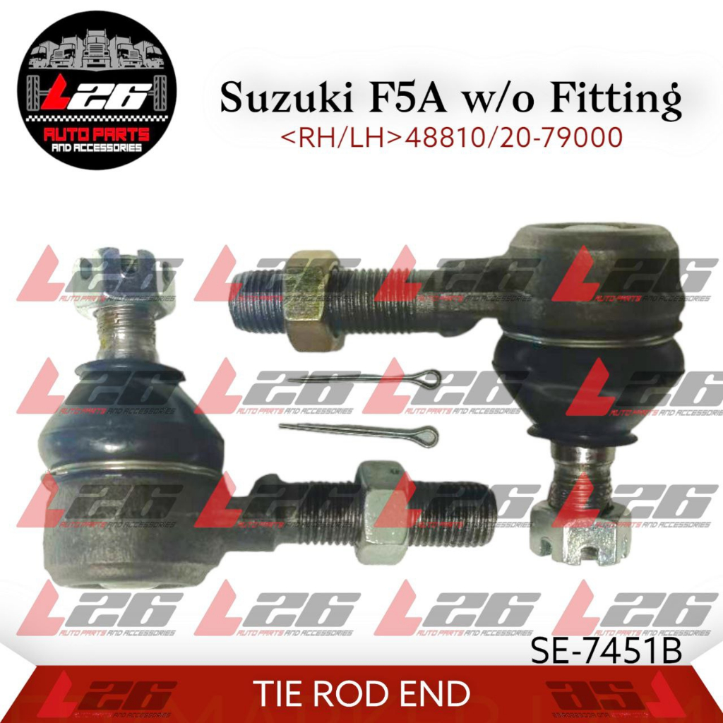 2PCS/SET Suzuki F5A TIE ROD END W/O FITTING SE-7451B 48810/20-79000 RH ...