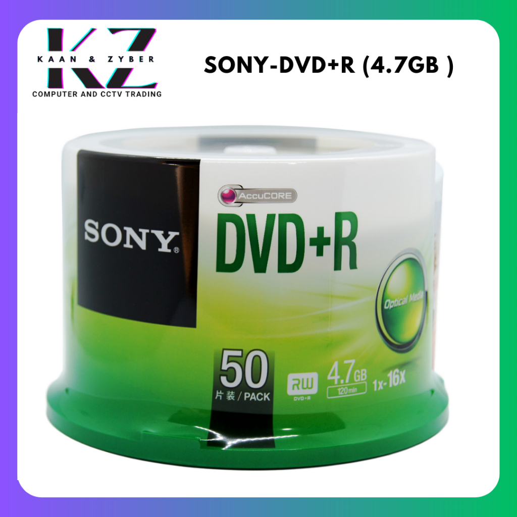 SONY-DVD+R (4.7gb ) 10's/30's/50's | Shopee Philippines