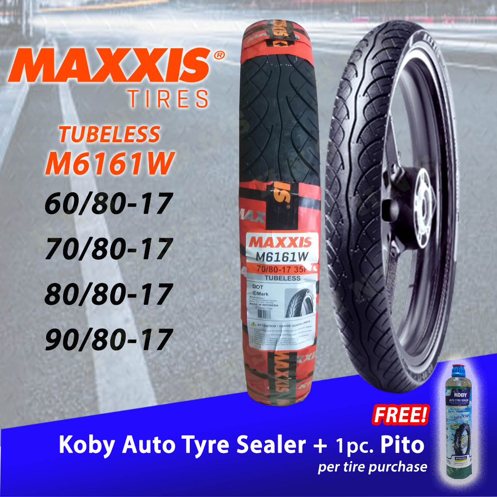 MAXXIS M6161 Tubeless Tires RIM 17 with FREE TIRE SEALANT and PITO ...