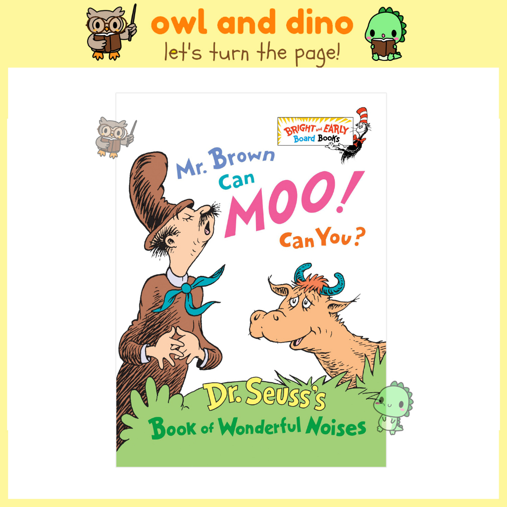 Dr. Seuss' Mr. Brown Can Moo, Can You (Mini Board Book) | Shopee ...