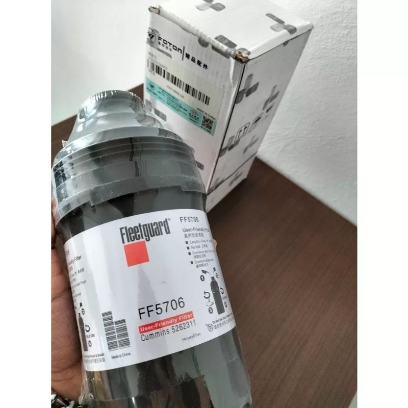 FF5706 Fleet guard oil filter for foton cummins | Shopee Philippines