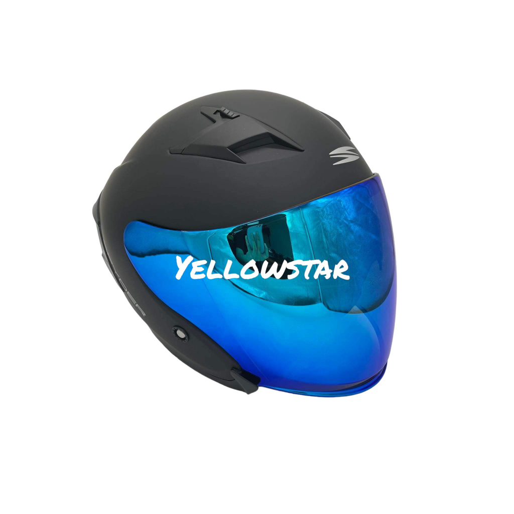Spyder Fuel Model Half Dual Visor Helmet (Free Clear Visor) | Shopee ...