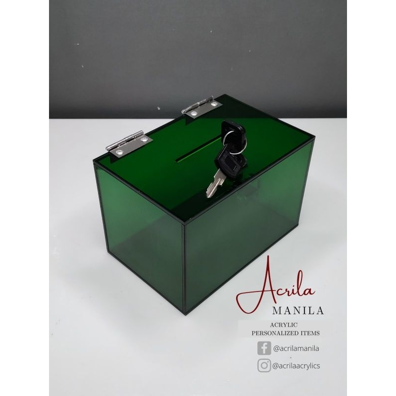 Acrylic Tip Box 6L x 4W x 4H inches | Shopee Philippines