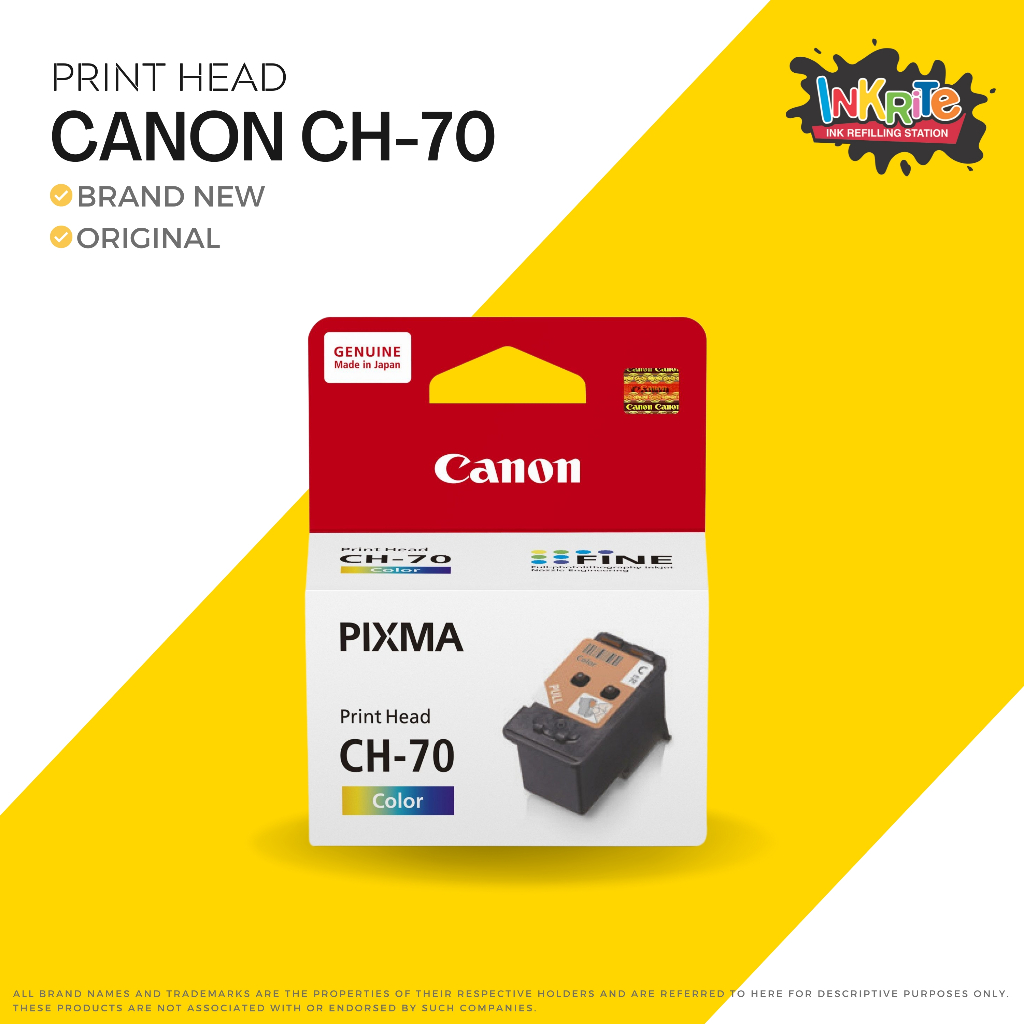 Original Genuine BH70 CH70 Printhead For Canon G1020 G2020 G3020 G4770 ...