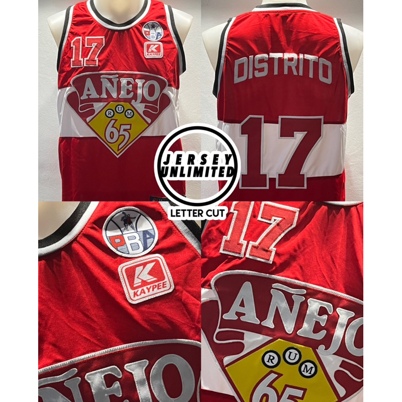 [RARE #Retro] RUDY DISTRITO #17 #DESTROYER #AÑEJO RUM 65 #PBA LETTER ...