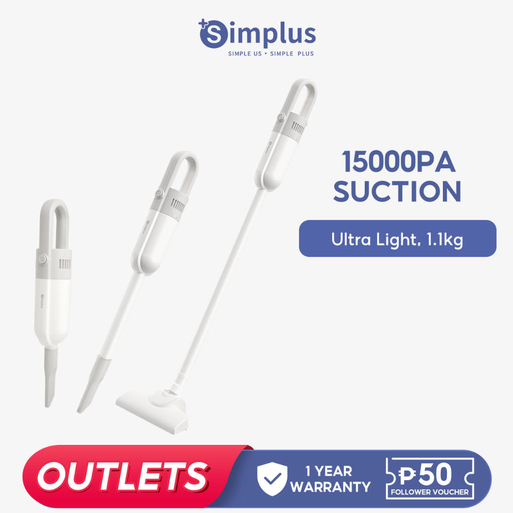 Simplus Vacuum Cleaner 3 in 1 Handheld 1 KG Ultra Light 15000pa Strong ...