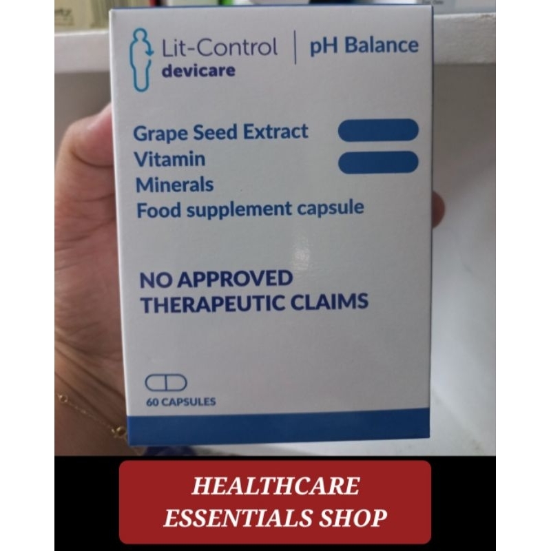 LIT CONTROL PH BALANCE DEVICARE 60'S capsule (100% ORIGINAL) | Shopee ...