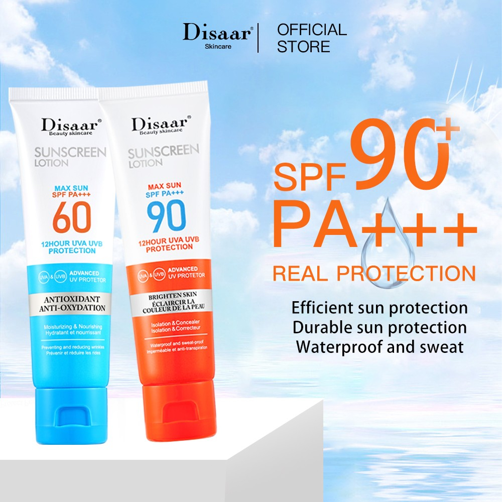 【BUY 1 GET 1 FREE】DISAAR SPF 90 Sunscreen Isolation Face Whitening ...