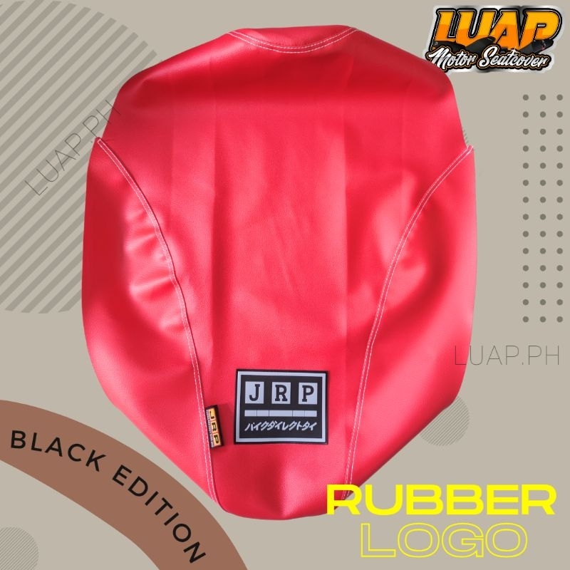 JRP RED rubber logo black edition motor seat cover | Shopee Philippines
