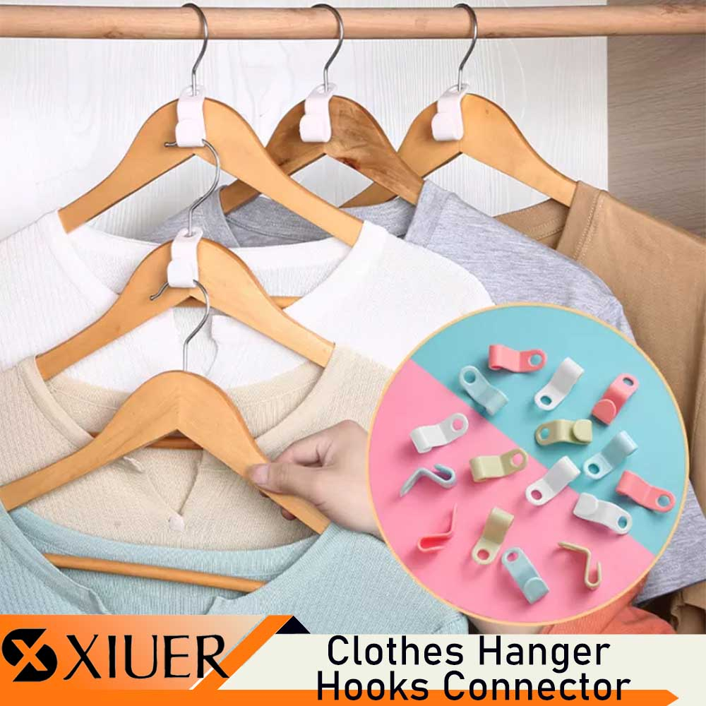 Clothes Hanger Hooks Connector Multi-Function Cascading Clothes Hanger ...