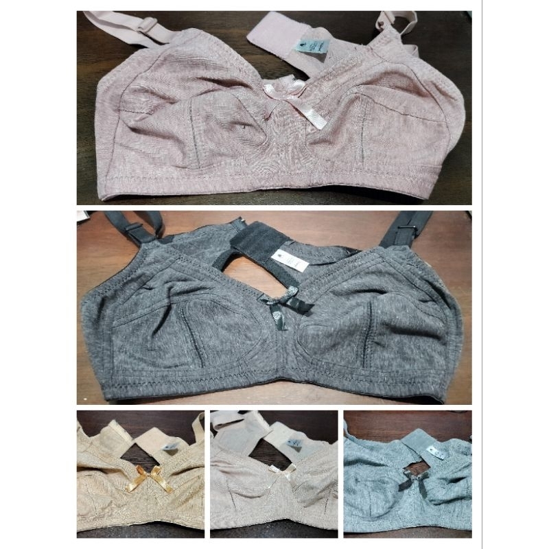 TRI LI MPH NONE WIRE NO PADS MOMMY BRA COTTON REGULAR BODY FRAME MEDIUM ...