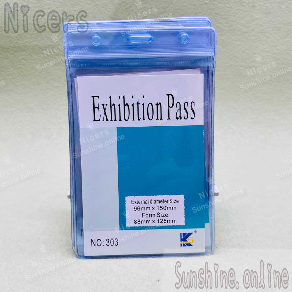 Transparent Plastic 12PCS/PK ID Holder with Zip Lock Vertical and ...