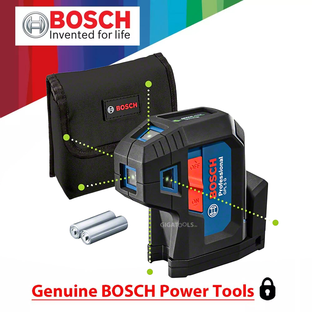 Bosch GPL 5G Five Point Laser Level | Shopee Philippines