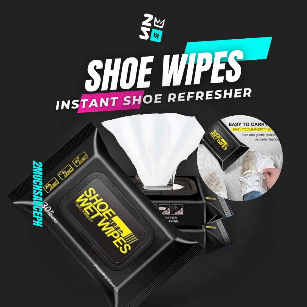 PREMIUM SNEAKER WIPES 30 Pieces for easy cleaning of shoes, shoe wipes ...